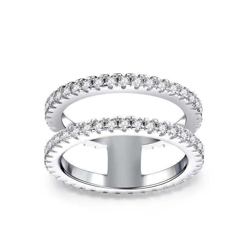 Mode Vrouwen 925 Sterling Zilveren Ring Romantisch... – Grandado Mode Vrouwen 925 Sterling Zilveren Ring Romantisch... – Grandado