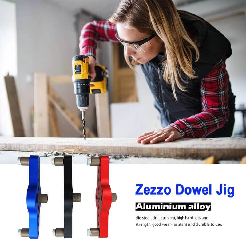 Zezzo Dowel Jig Woodworking Drilling Locator Self ... – Grandado