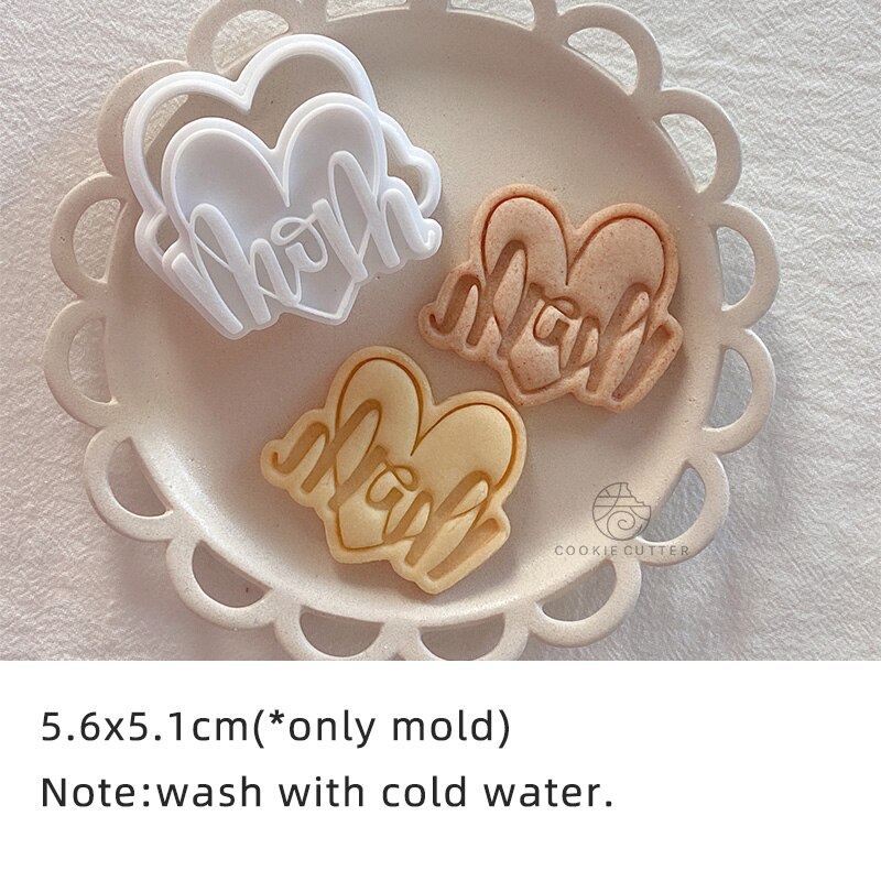 Mother's Day Cookie Mold Rose Flower I Love Mo... – Grandado