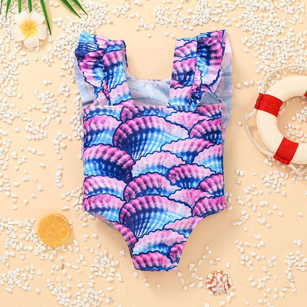 Toddler Ruffle Kids Swimsuit One Piece Breathable ... – Grandado