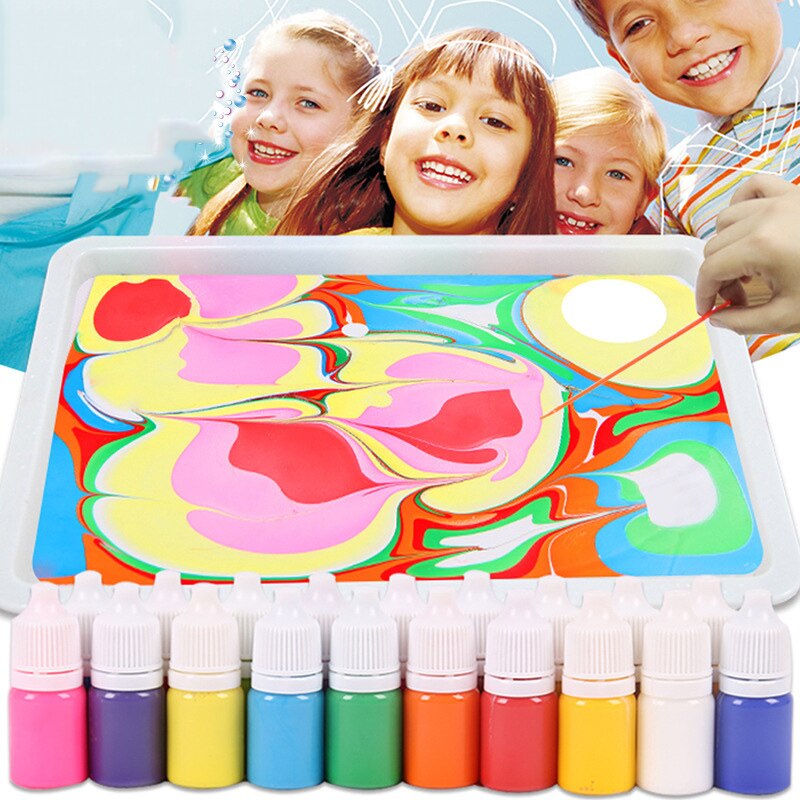 Children Acrylic Paint Set DIY Paint Floating Pain... – Grandado