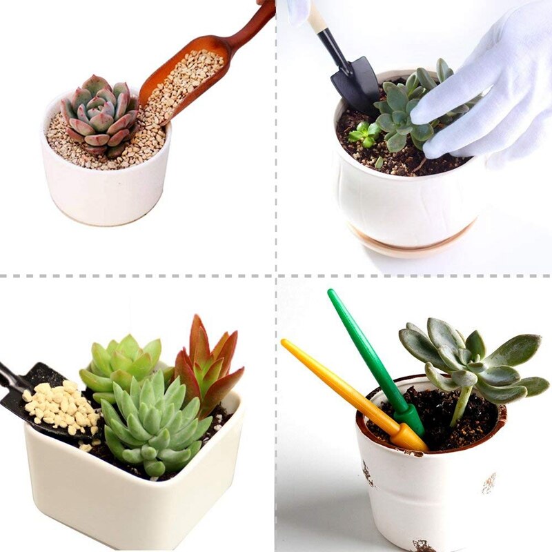 10Pcs Miniature Gardening Hand Tools Set with 100 ... – Grandado