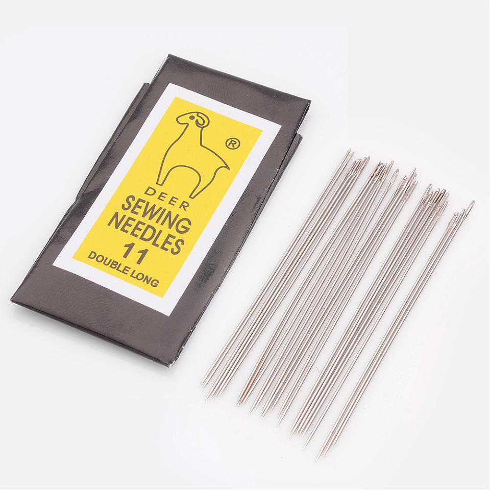 Iron beading needles, Metal, 0.45mm thick, 48mm lo... – Vicedeal