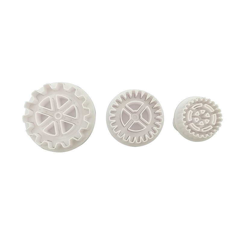 3pcs/set Plastic Gear Shape Plunger Fondant Cutter... – Grandado