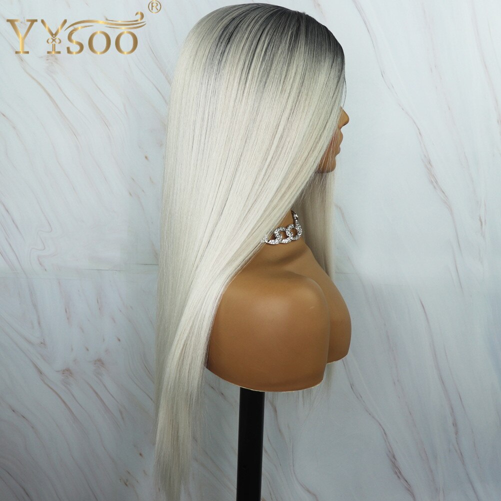 Yysoo #1b/#60 färg lång silkeslen rak futura synt... – Vicedeal