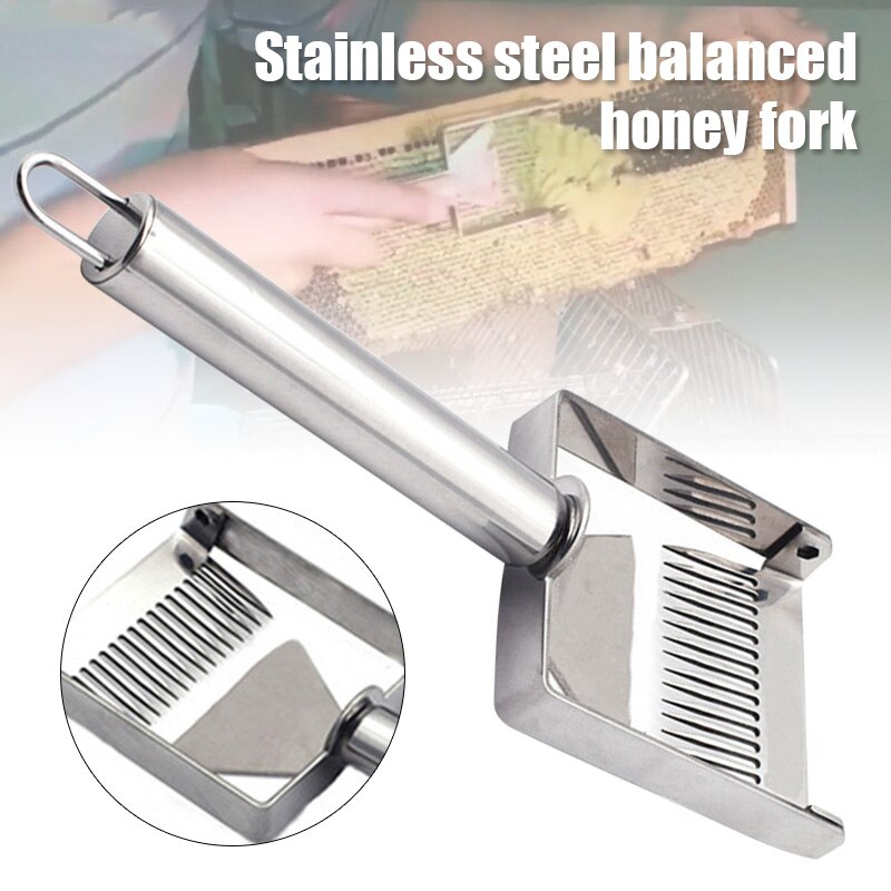 Stainless Steel Honey Scraper Fork Beekeeping Honey Uncapping Fork ...