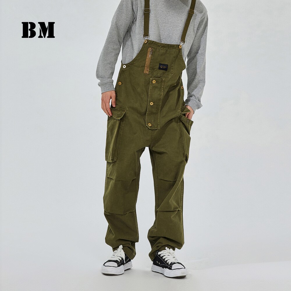 European American Streetwear Overalls Harajuku Loo... – Grandado