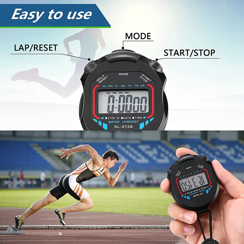 Digital Stopwatch Timers Sports Stopwatch,LCD Scre... – Vicedeal