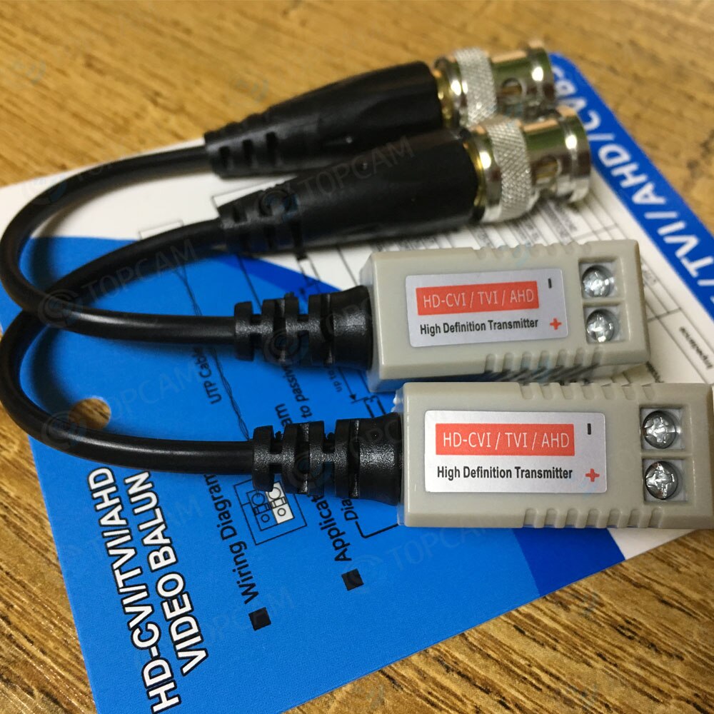 10 pair HD Video balun Transceiver BNC Connector C... – Grandado