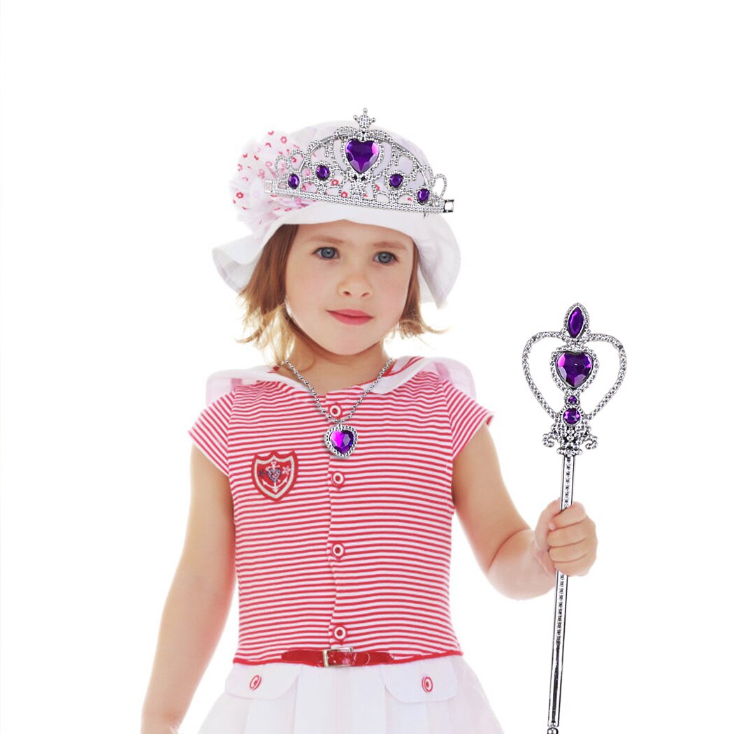 Mädchen der Tiara Strass Kleid up Prinzessin Krone... – Vicedeal