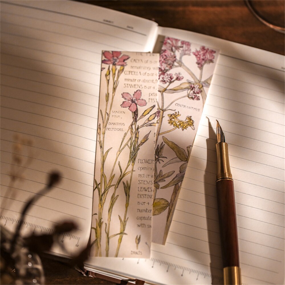 30pcs Vintage Bookmarks Chinese Style Paper Card A... – Grandado