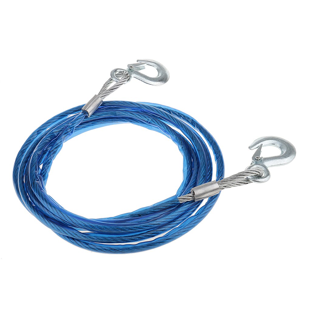 Blauw Rubber Coated Tow Herstel Haak Touw 5 Ton 4M... – Grandado