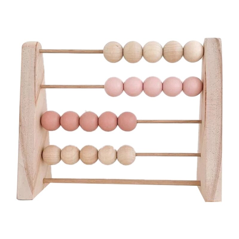 Natuurlijke Houten Telraam Met Kralen Kinderkamer ... – Vicedeal