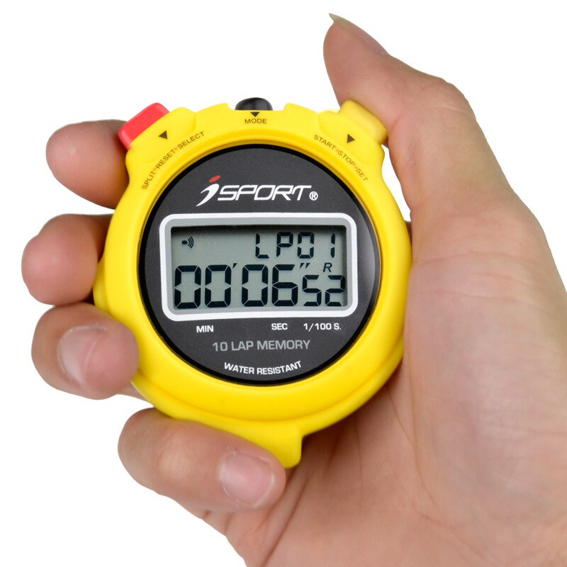 Digital 10 Laps Memory Chronograph Stopwatch Two R... – Grandado
