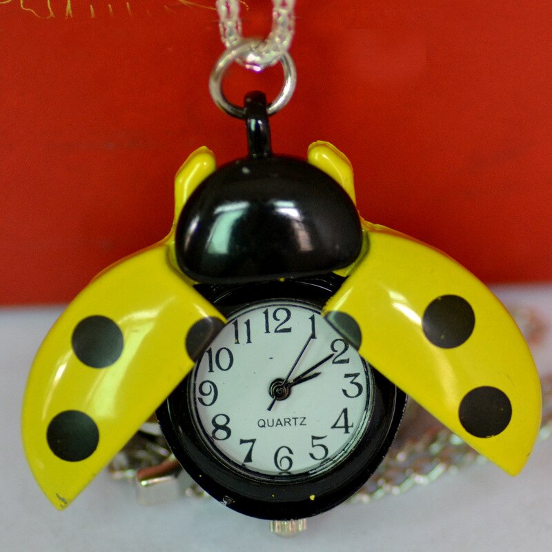 small ladybug pocket watch European and American j... – Vicedeal