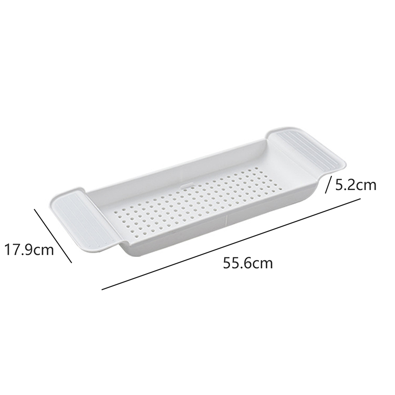 Intrekbare Drain Bad Rack Wc Badkamer Plastic Bad ... – Vicedeal