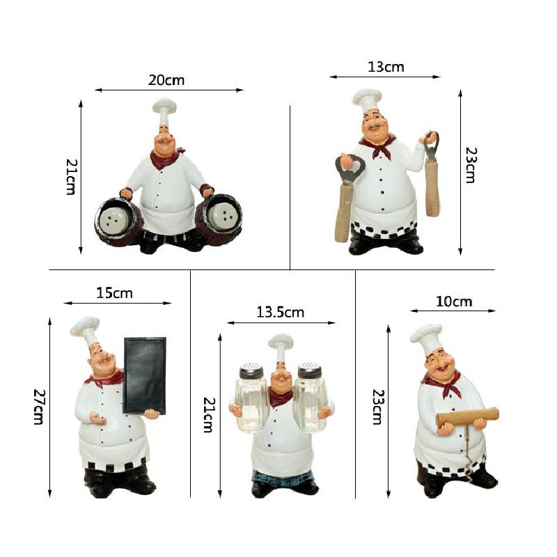 European Retro Resin Chef Function Small Decoratio... – Vicedeal
