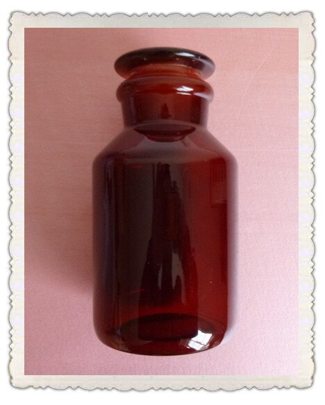 125ml Amber Glass Reagent bottle,wide mouth,Ground... – Grandado