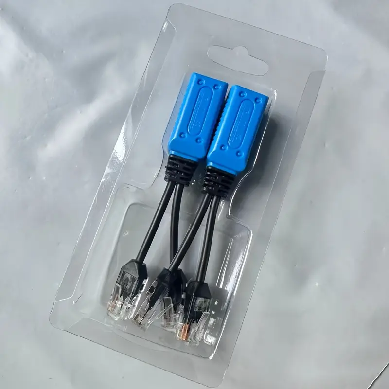 Upoe Cable RJ45 splitter two POE camera use one ne... – Grandado
