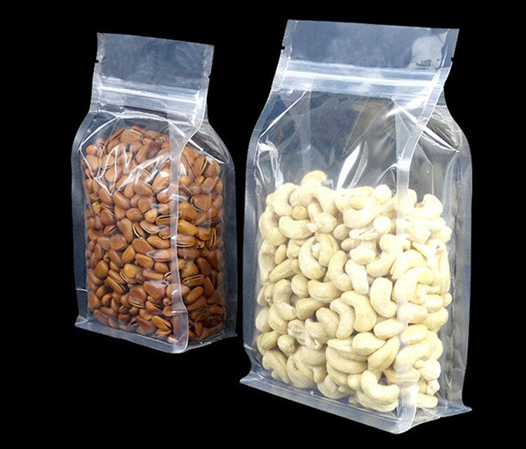 50pcs 3D Stand up Plastic Zip Lock Bag High Clear ... – Grandado