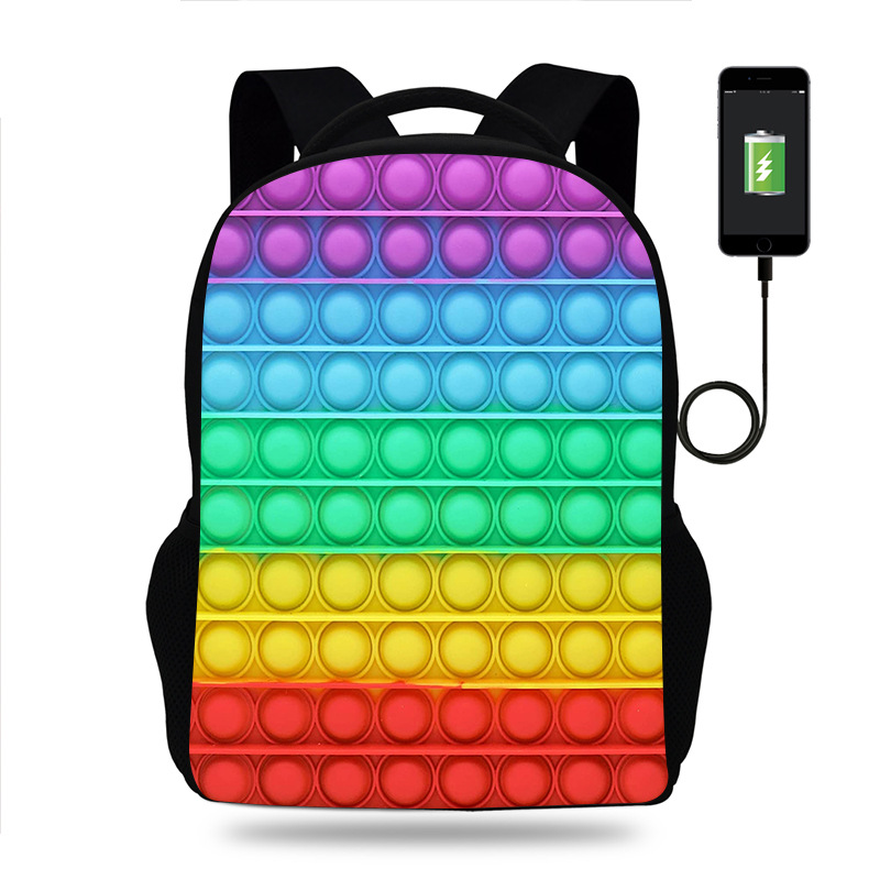 Push Pop It fidget Backpack for Teenagers Boys Gir... – Vicedeal