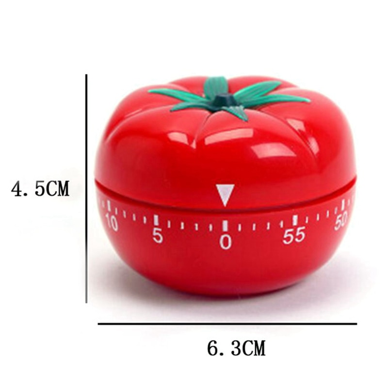 1-60min Tomato Timer Durable Kitchen Mechanical Ti... – Vicedeal