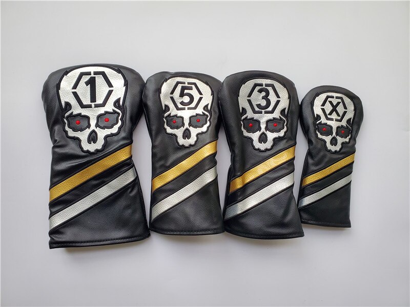 Brand Skull Golf Head Cover Pu Zwarte Golf Driver ... – Grandado