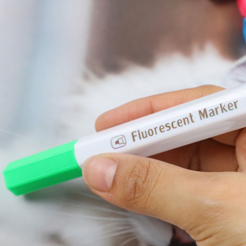8 Colors Fluorescent Liquid Chalk Marker Pens Eras... – Grandado
