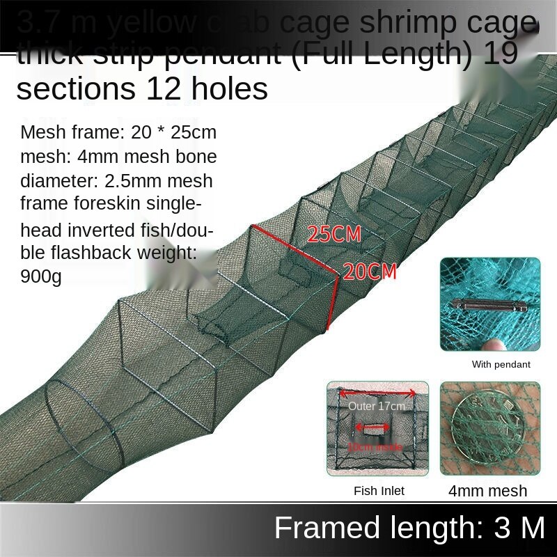 Garnalen Visnet Kreeft Grond Net Vangen Kreeft Vou... – Vicedeal