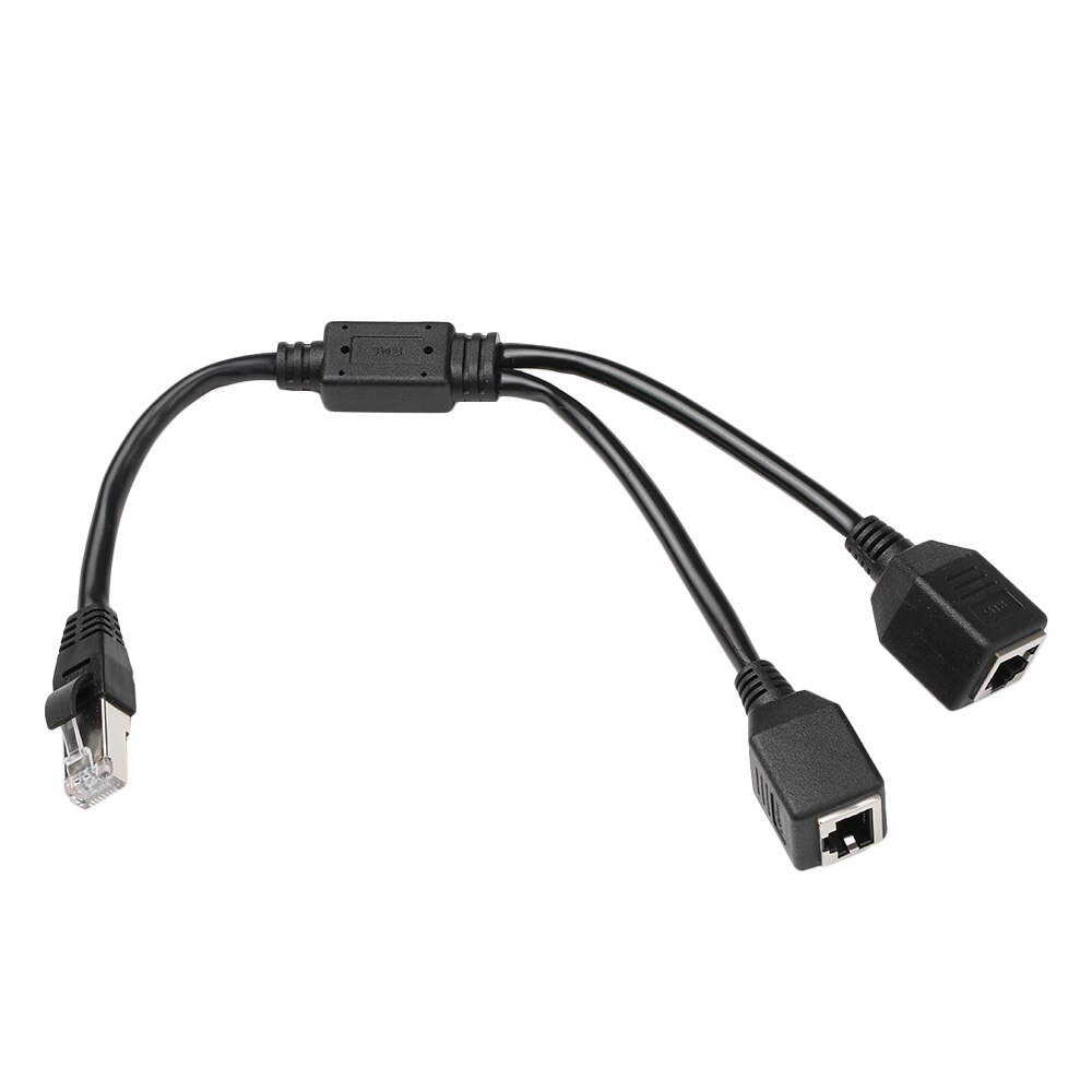 RJ45 Male to 2 Female Adapter Cable For Super Cate... – Grandado