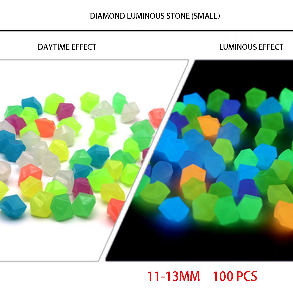 Luminous Stone 100/200/500pcs Pebbles Rocks Glow i... – Vicedeal