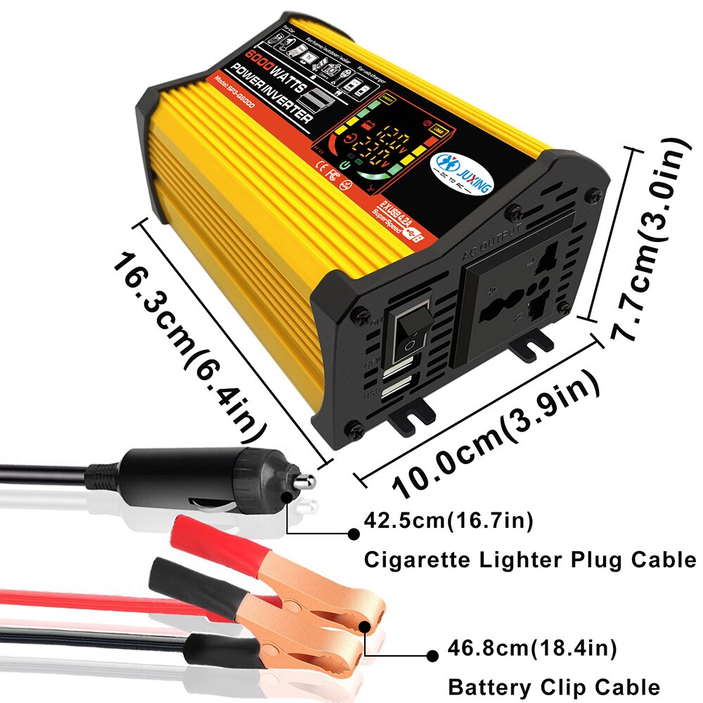 JUXING Converter Kit: Power Inverter Voltage Trans... – Grandado
