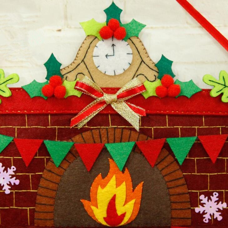 Vilt Diy Craft Kerst Decoratie Vilten Kit Muur Opk... – Vicedeal