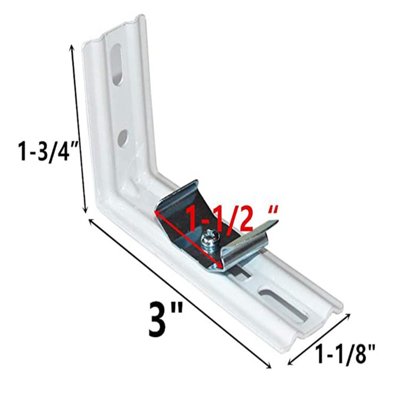 2 Pcs Vertical Blinds Mounting Bracket for Shutter... – Vicedeal