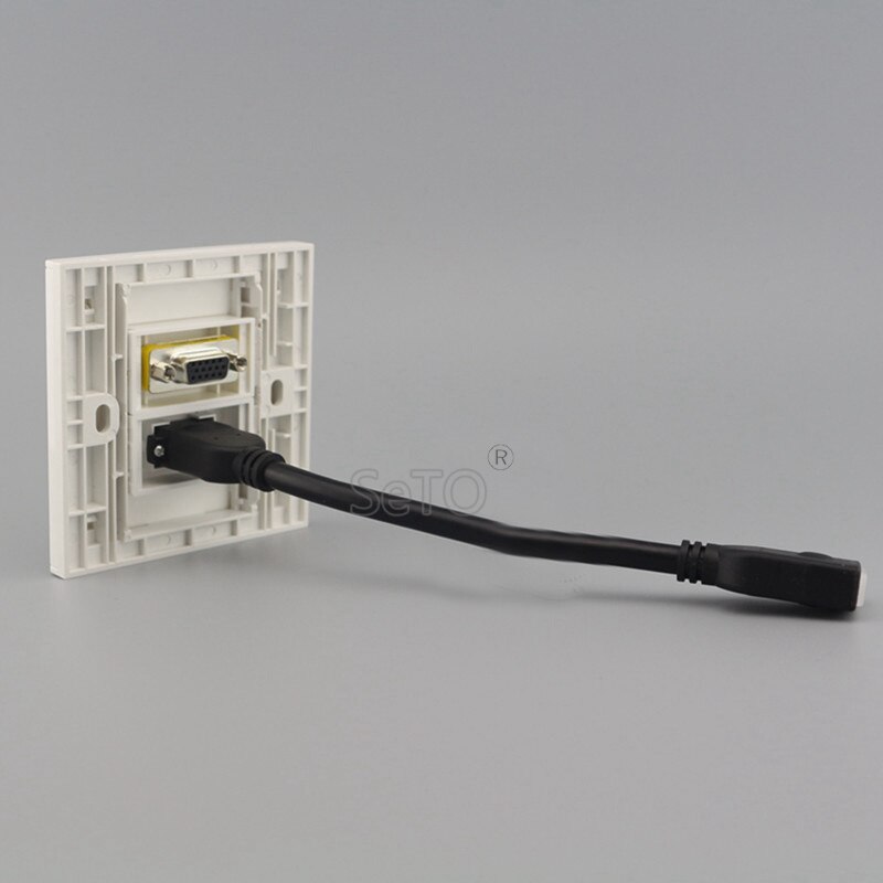 SeTo 86 tipo conector VGA de 15 orificios y HDMI c... – Grandado