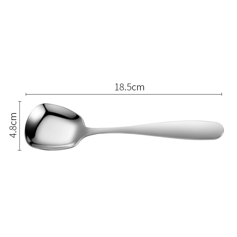 1PC Stainless Steel Spoon Large Size Square Ladle ... – Grandado