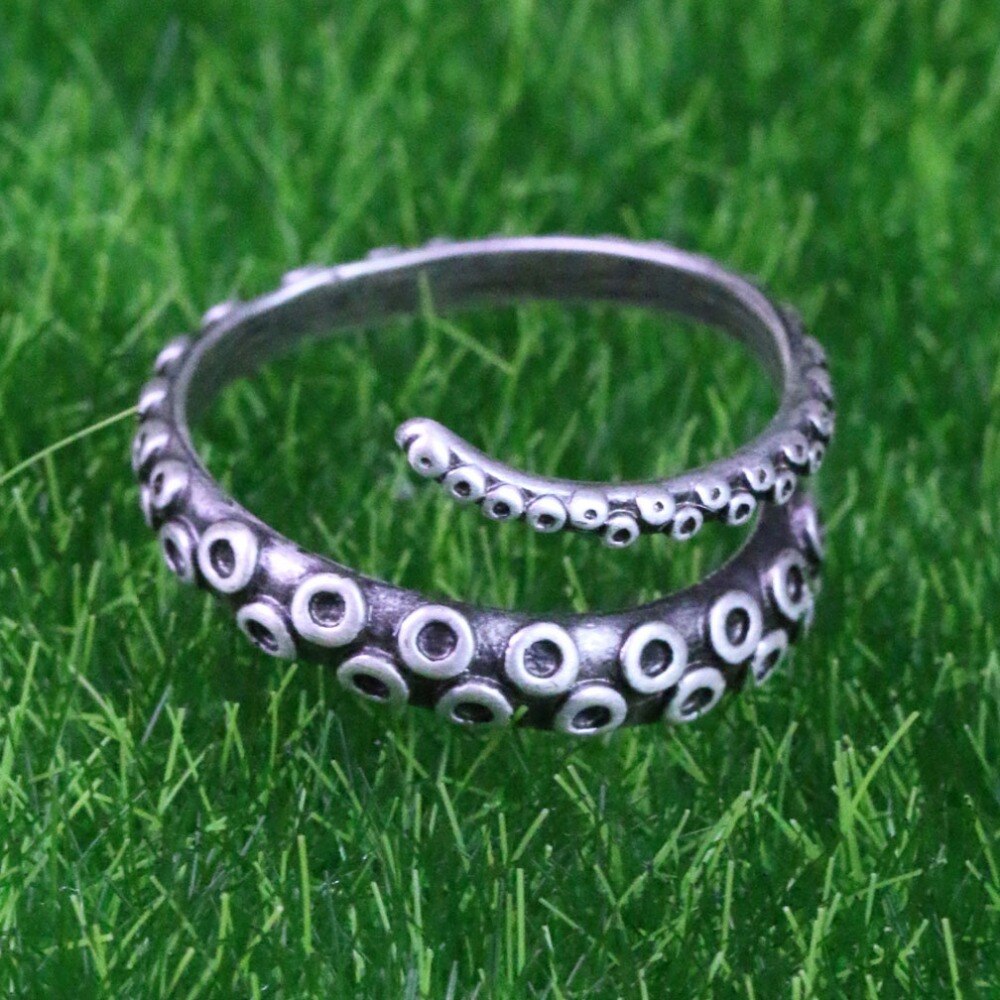 Octopus Ring Adjustable Men Sea Theme Jewelry for ... – Grandado