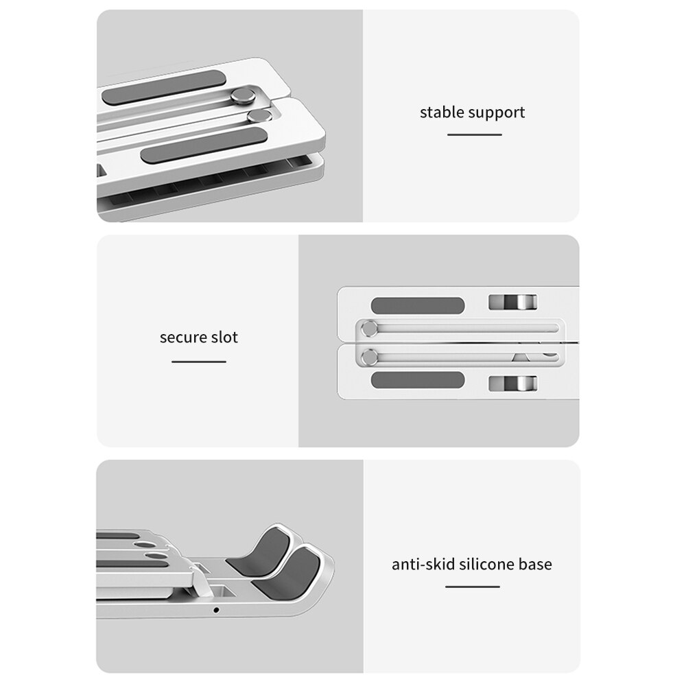 Laptop Stand Ultra-thin Notebook Support Holder 10... – Grandado