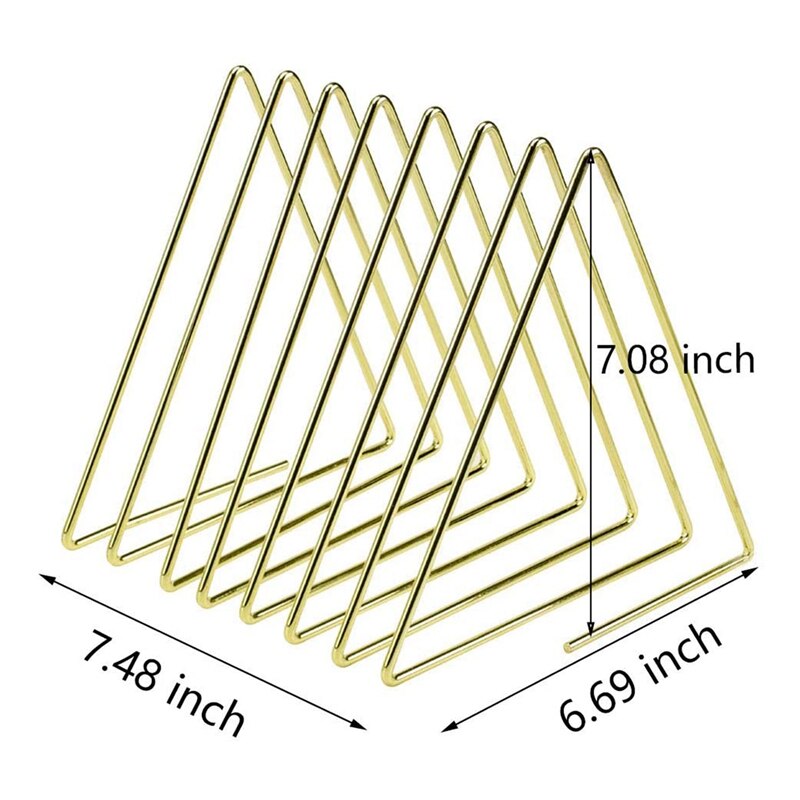 Map Rack Azine Houder, Elastische 7 Stukken Triple... – Grandado