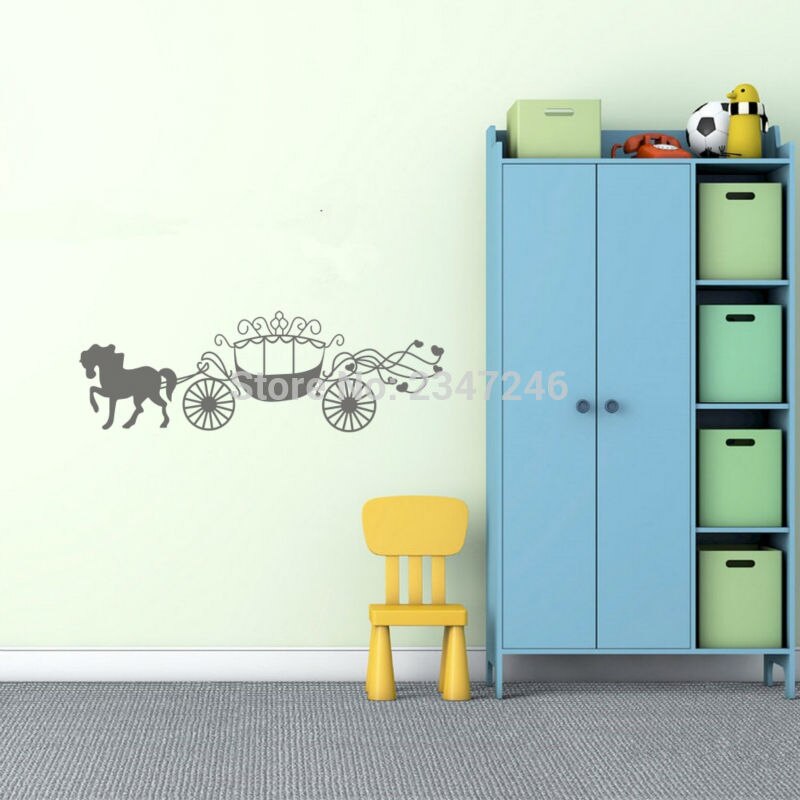 Horse and Carriage Wall Decal Removable Vinyl Stic... – Grandado
