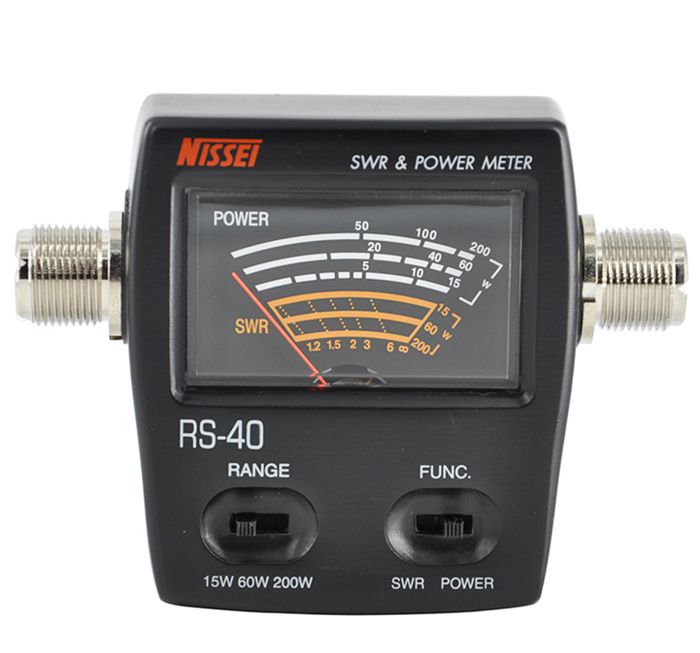 Nissei rs -40 swr/strømmålere, målbart område 200w... – Vicedeal