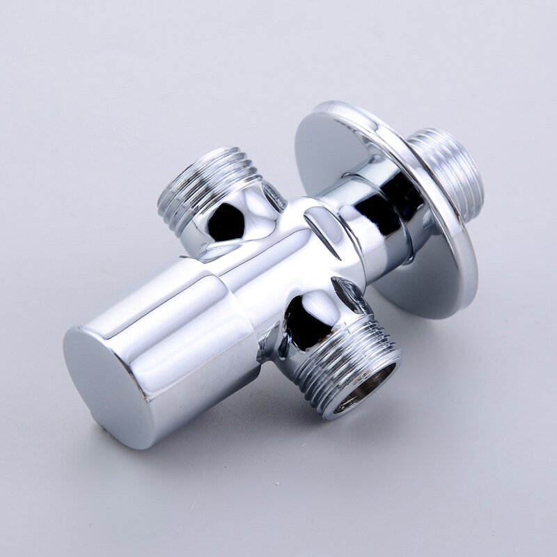Brass Angle Valve Chrome Plated Triangle Valve Bat... – Grandado