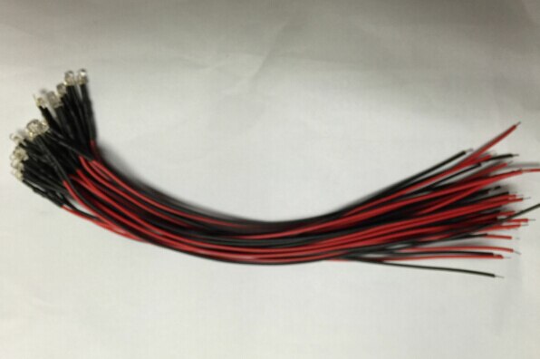 100 PCS LED 5mm Pre-Wired White Red Blue Green Yel... – Grandado