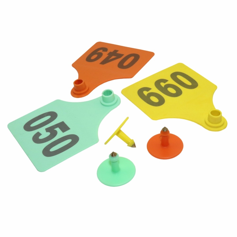 20 PCS Cattle Horse Ear tag 75x98 mm Digital ident... – Vicedeal