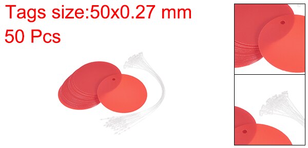 Uxcell Round Plastic Tags Tear Proof and Waterproo... – Vicedeal