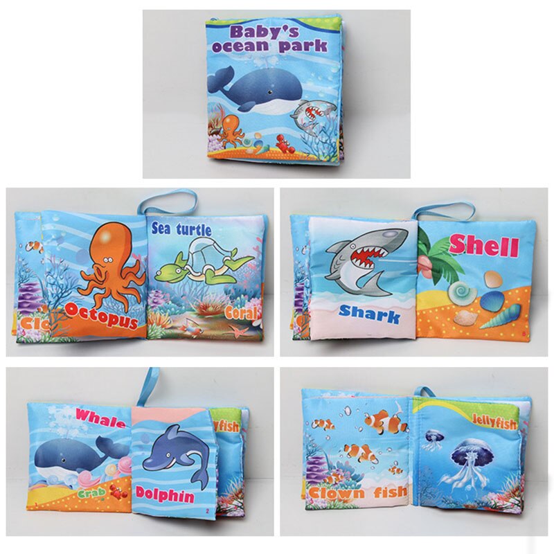 Infant Baby Cloth Book for Kids Intelligence Devel... – Grandado