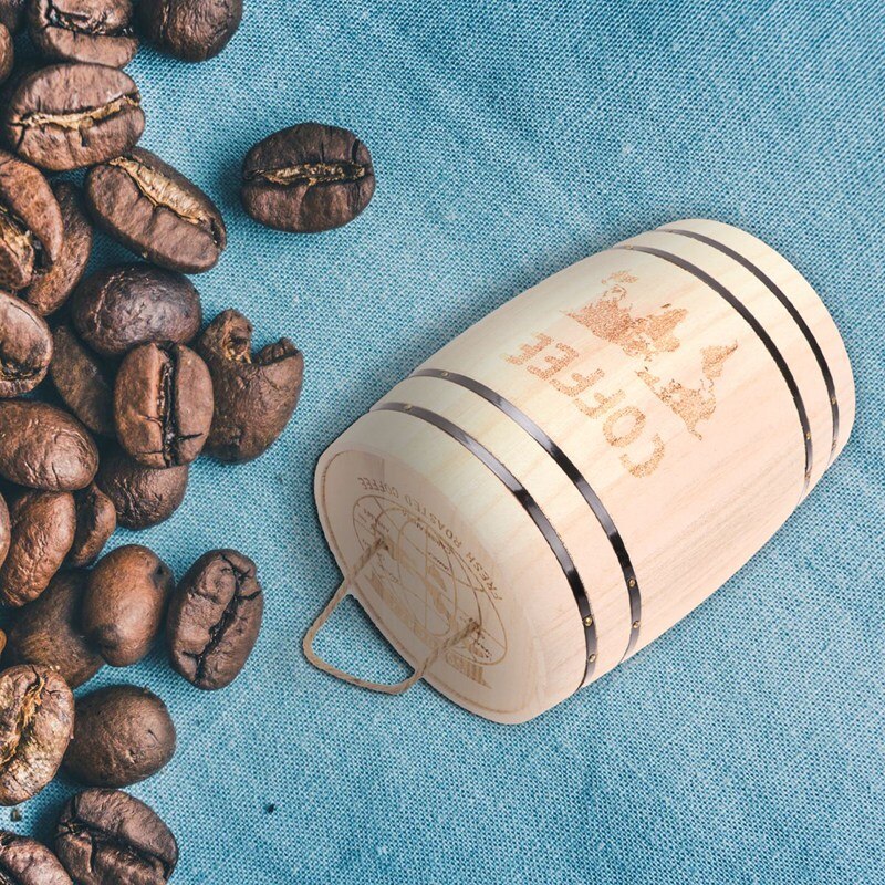 Wooden Coffee Bean Container Food Storage Bottles ... – Grandado