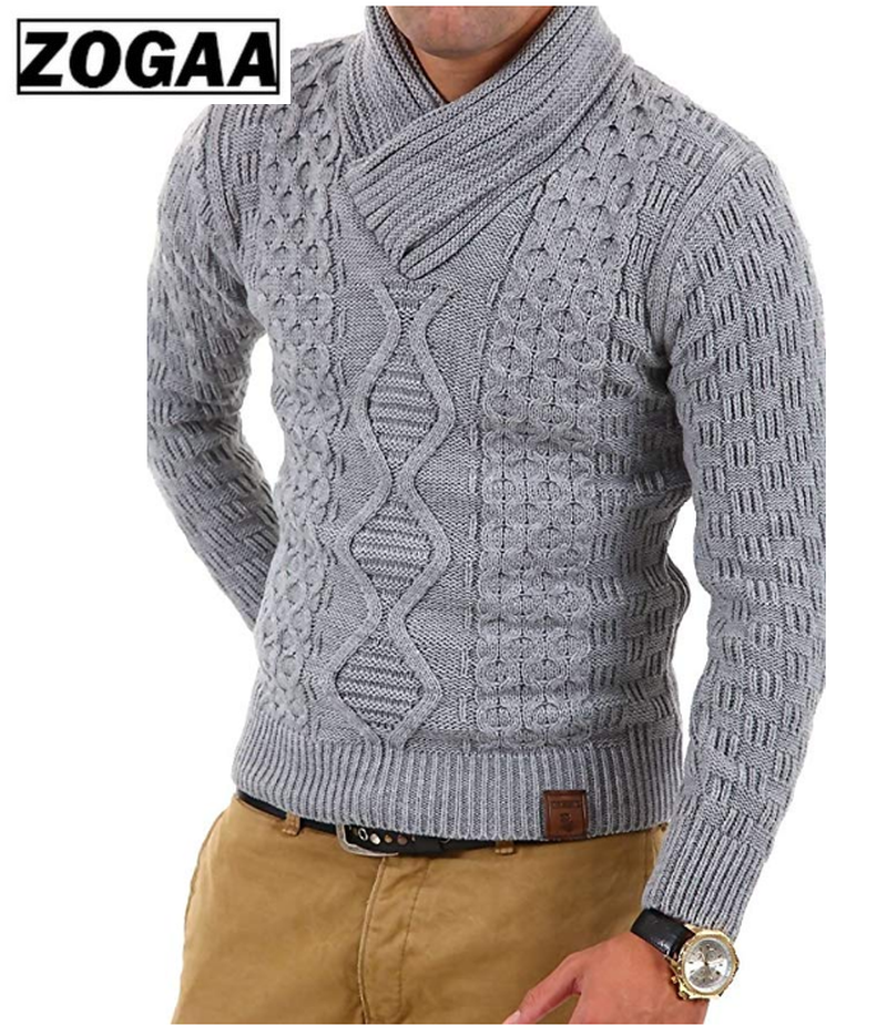 ZOGAA Mannen Coltrui Solid Winter Uitloper Mannen ... – Vicedeal