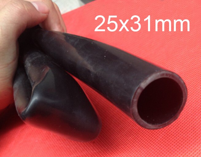25x31mm 25mm id black silicone tube flexible Black... – Vicedeal