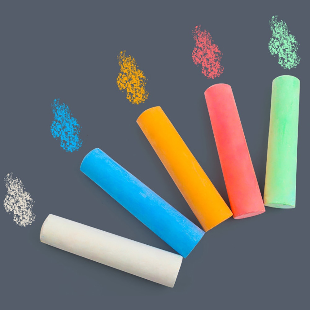 20PCS 5 Color Large Washable Outdoor Bulk Chalk St... – Grandado